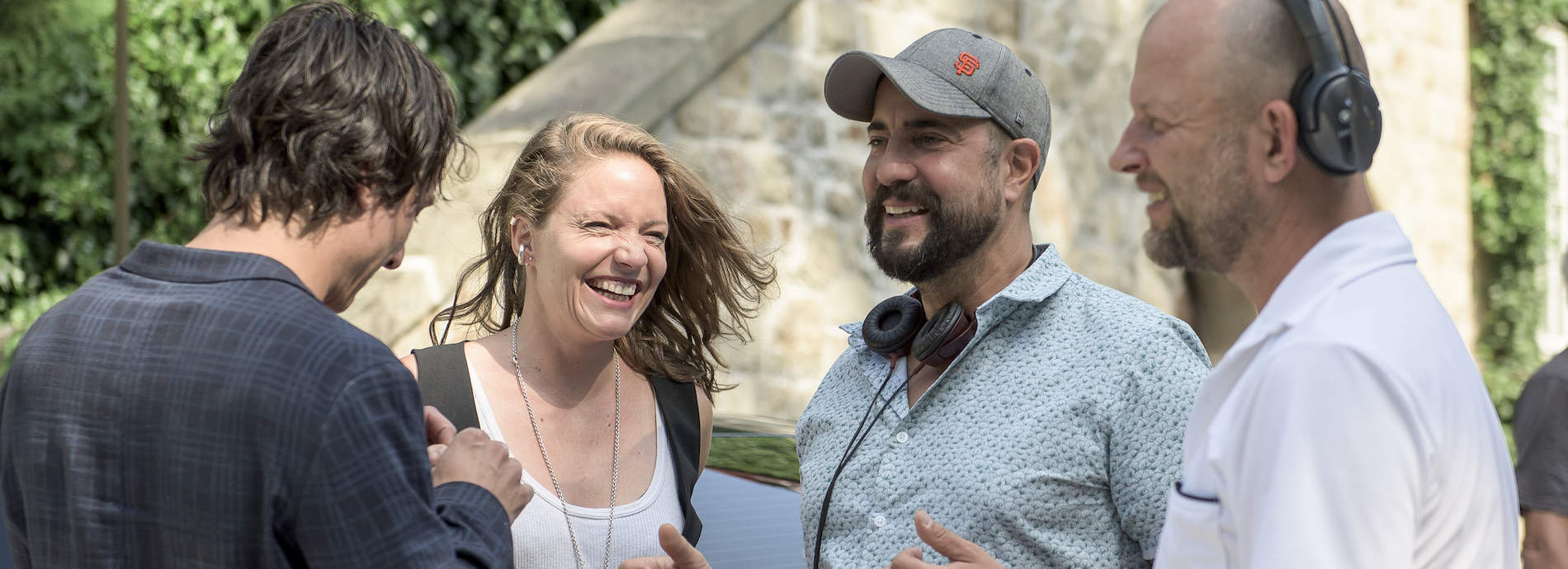 Laurence Rupp, Patricia Aulitzky, Christopher Schier und Thomas Kürzl. - SPIELKIND